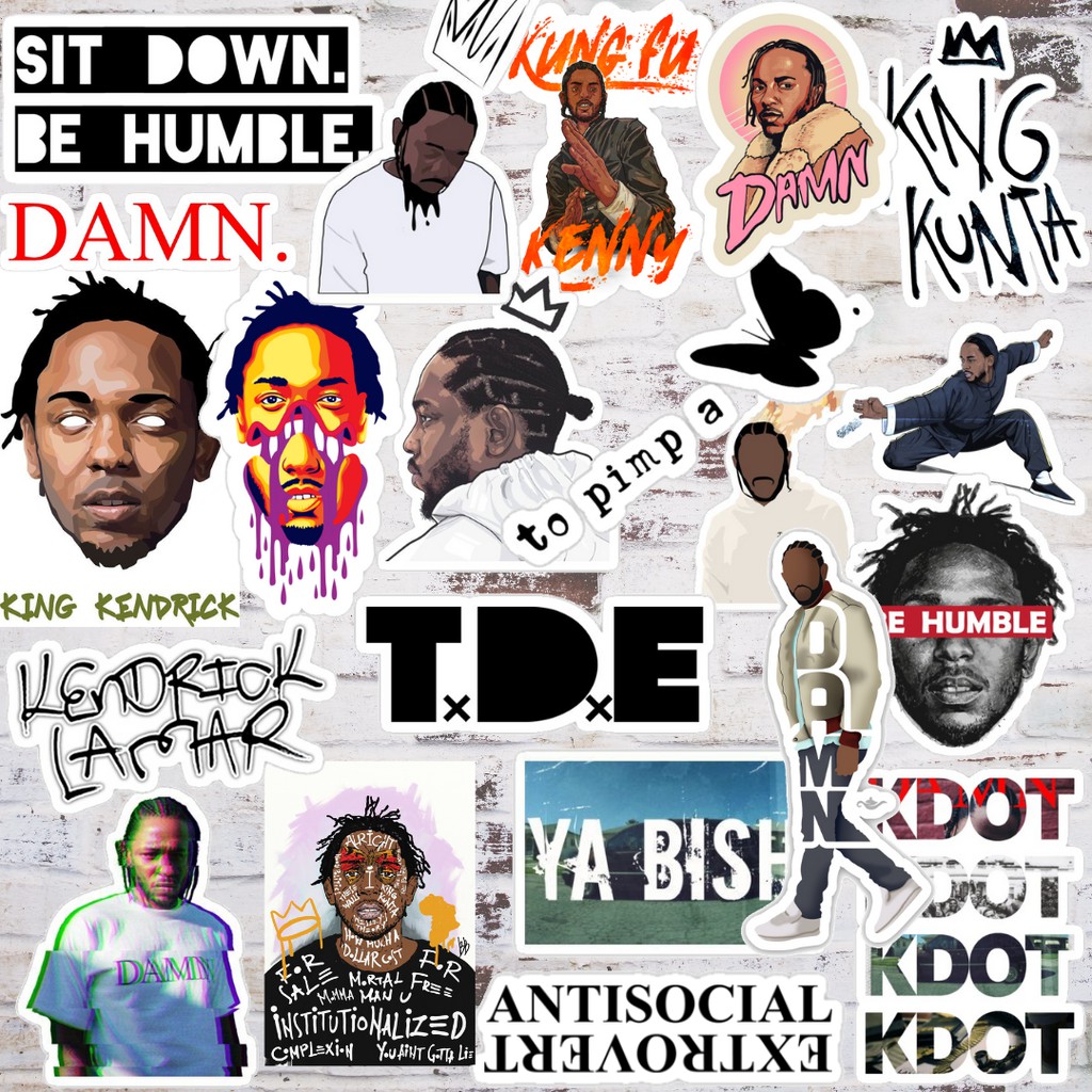20 pcs Kendrick Lamar Vinyl Sticker Set | Shopee Philippines
