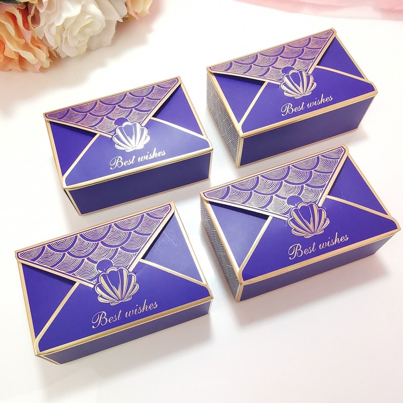 (10 PCS) Wedding Souvenir Box, Best Wishes Box, Wedding invitation ...