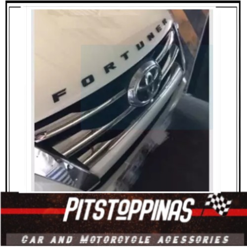 Toyota Fortuner Hood Emblem ABS Plastic with Double Adhesive (Black ...