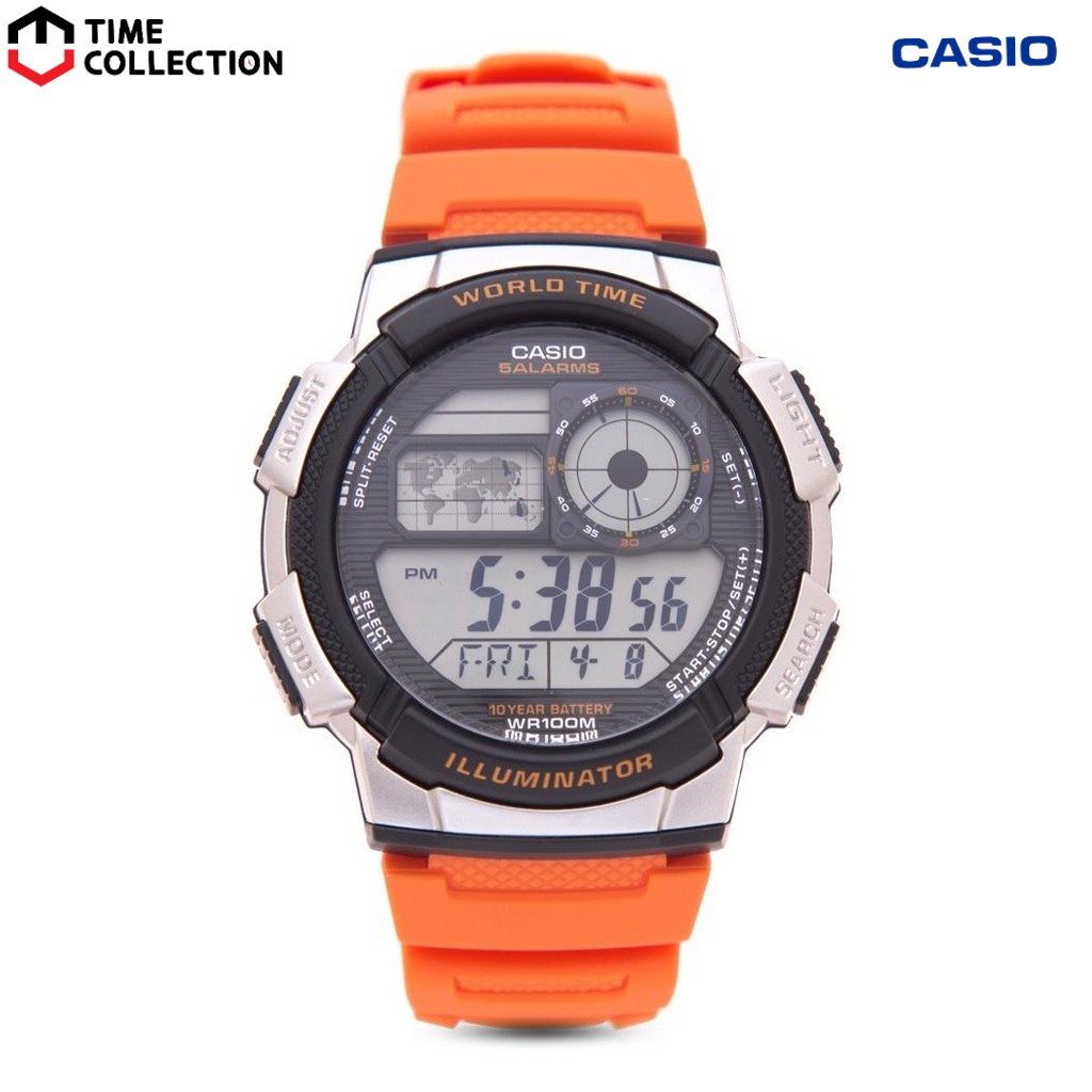 Casio AE-1000W-4BVDF Digital Rubber Strap Watch For Men | Shopee Philippines