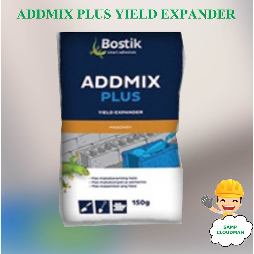 Bostik Addmix Easy Plus Ultra Easy Mortar & Plaster, Yield Expander, Concrete Fortifier 150g ...