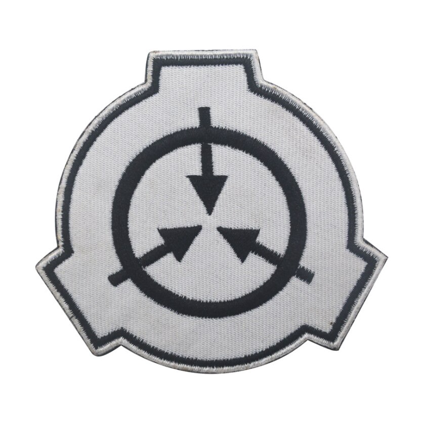 1pcs Embroidery SCP Foundation Velcro Patch Tactical Battle Badge ...