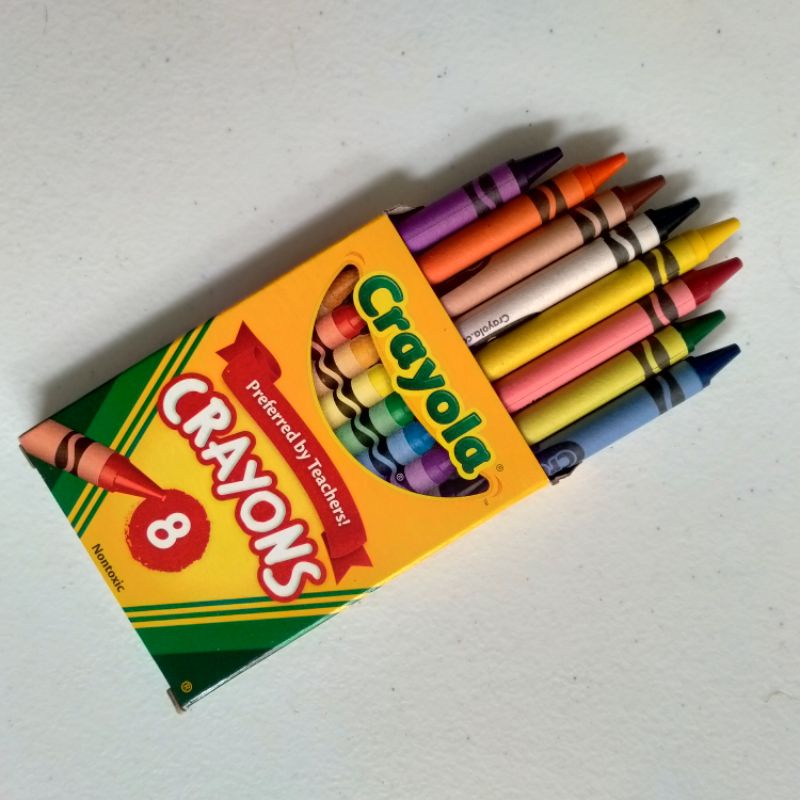 Crayons Crayola (8 colors per box) | Shopee Philippines