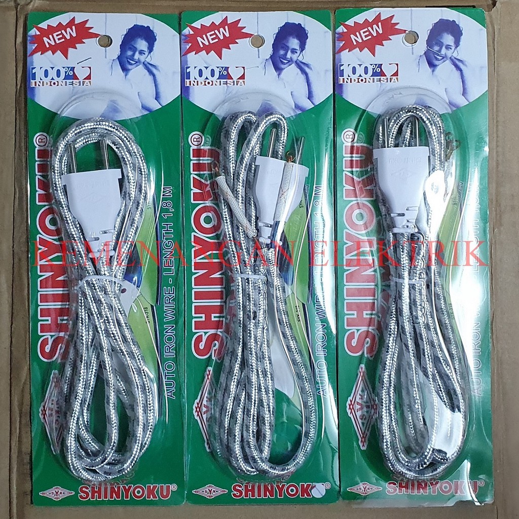 IRONING CABLE SHINYOKU UNIVERSAL RUBBER/ FLAT HEAD 1.8M CONTENTS 2 ...