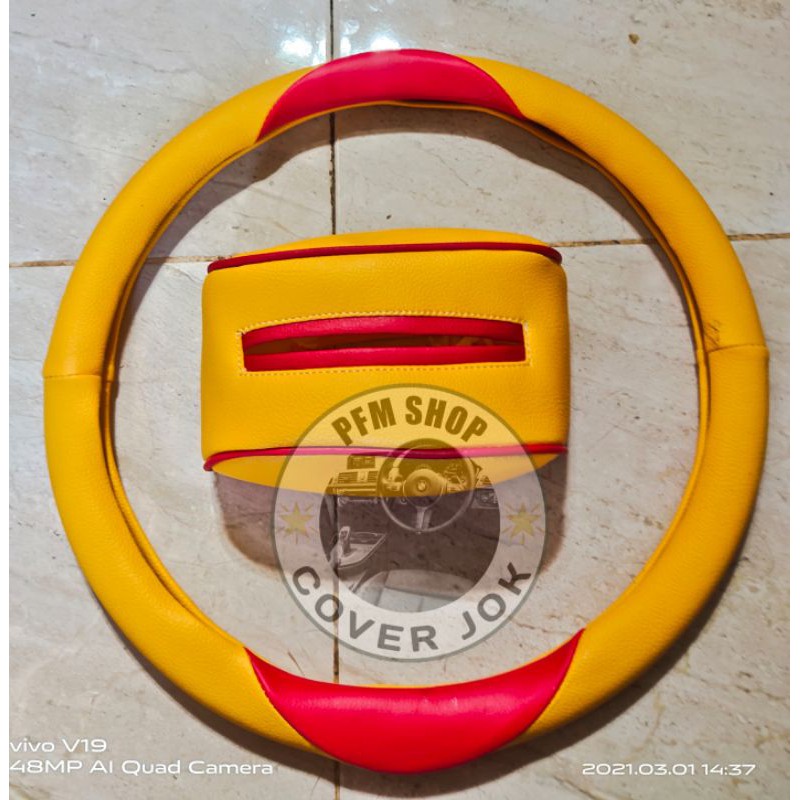 1 Package Of Steering Wheel Cover And Tissue Wrap For pik up Trucks And ...