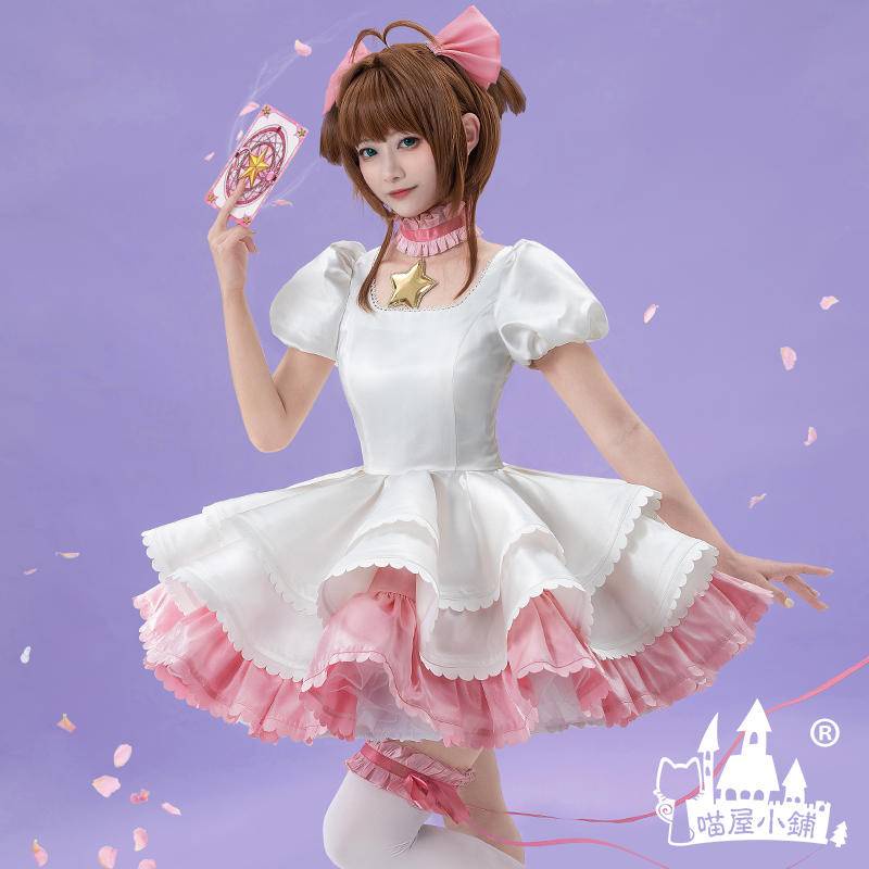 miiaowucos Cardcaptor Sakura cos Kinomoto Sakura battle suit Sakura ...