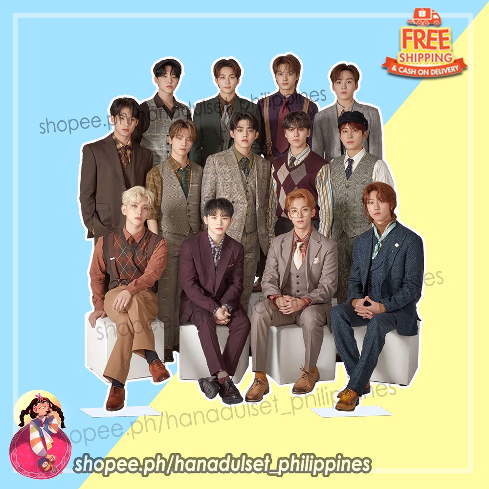 K-Pop 5 inches SEVENTEEN ver.4 Group Standee ♥ hdsph | Shopee Philippines