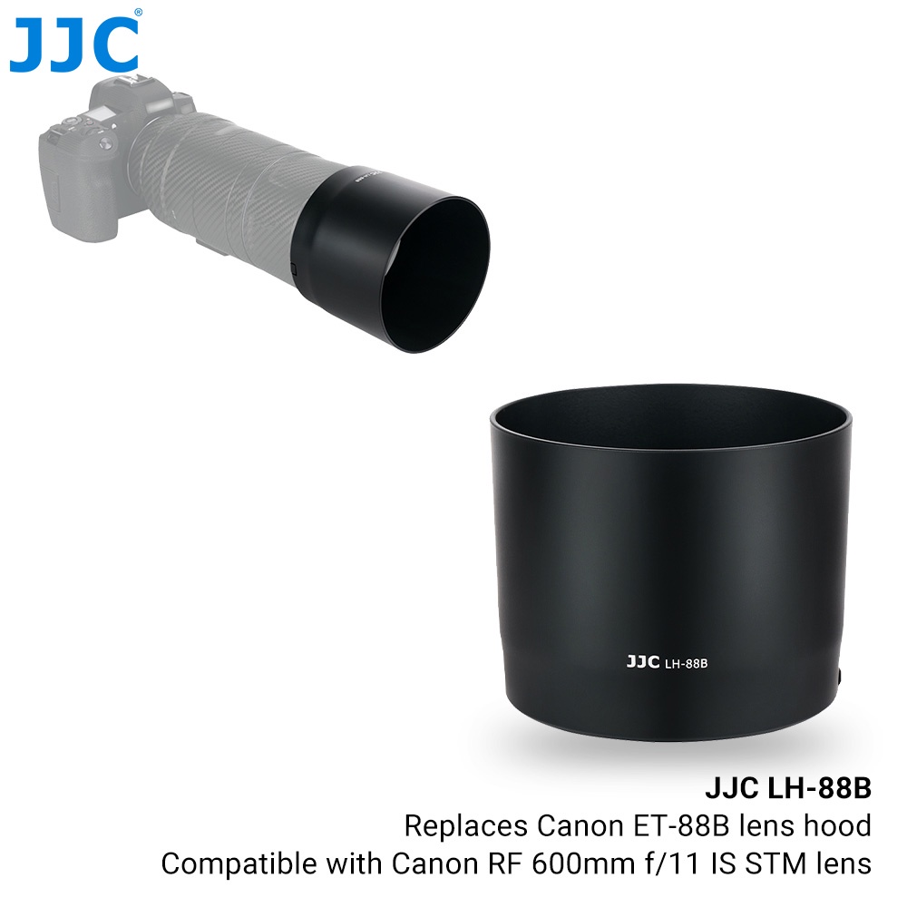 JJC Camera Lens Hood for Canon RF 50mm F1.8 / 85mm F2 / 16mm / 24mm / 28mm / 35mm / 15-35mm / 24 ...