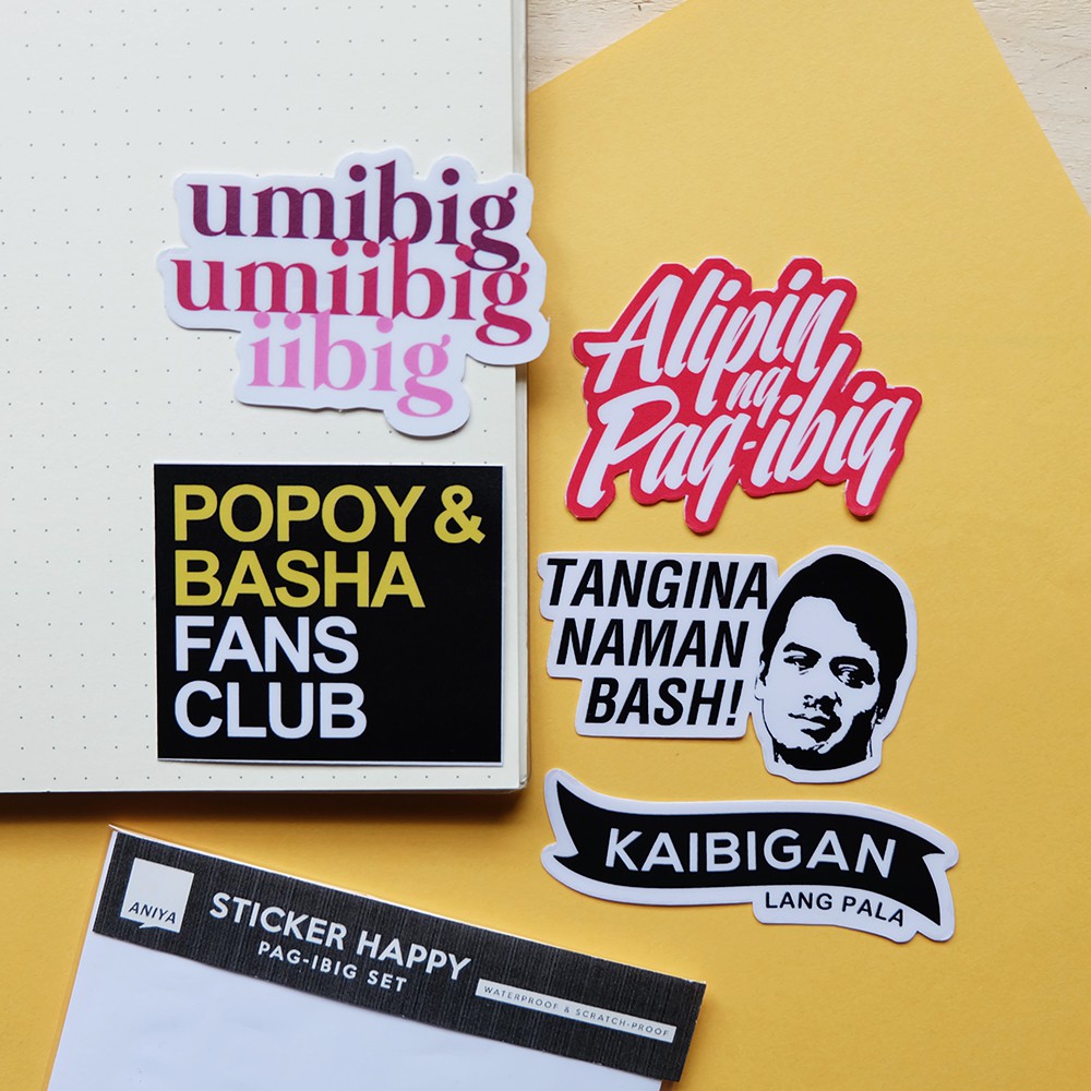 ANIYA CLOTHING Sticker Happy Set Waterproof Stickers Journal Laptop ...