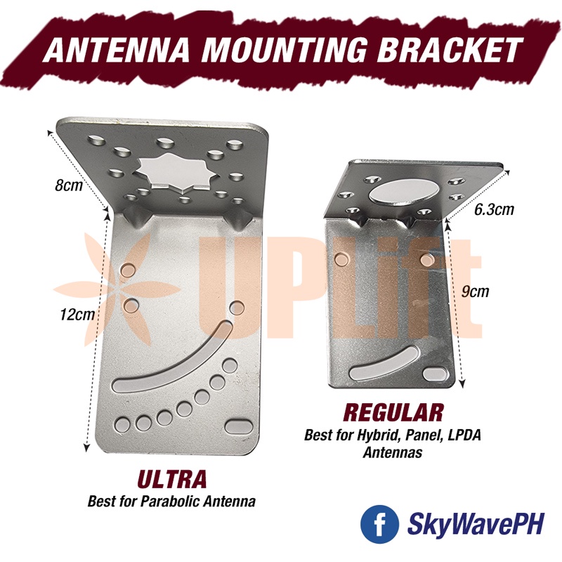 SkyWave Parabolic Hybrid LPDA Panel Antenna Spare Mounting Bracket ...