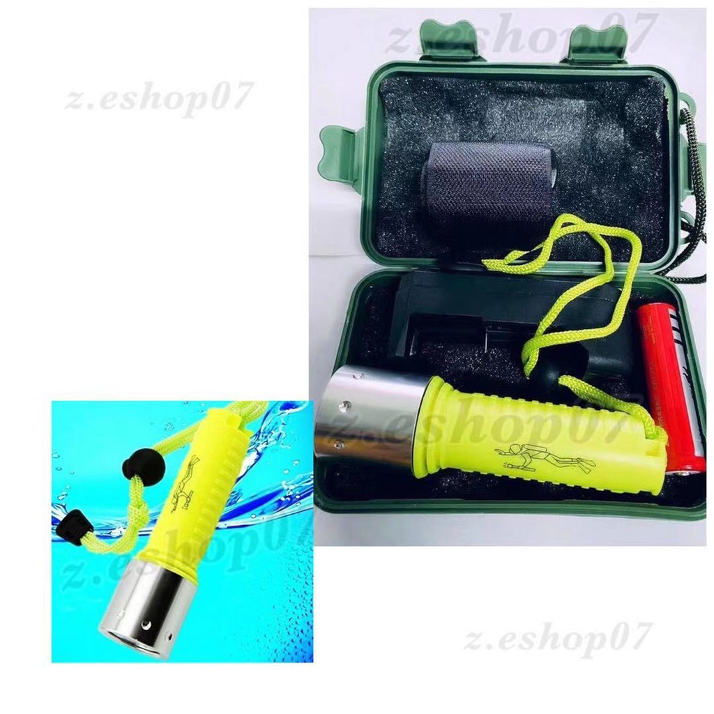 Water proof Q3 CREE LED Underwater Scuba Diving Flashlight BL ST 04 ...