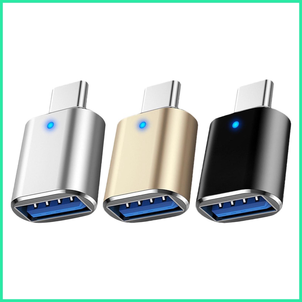 Type C To USB Adapter USB C To USB 3.0 Adapter With Light Adapter USB ...