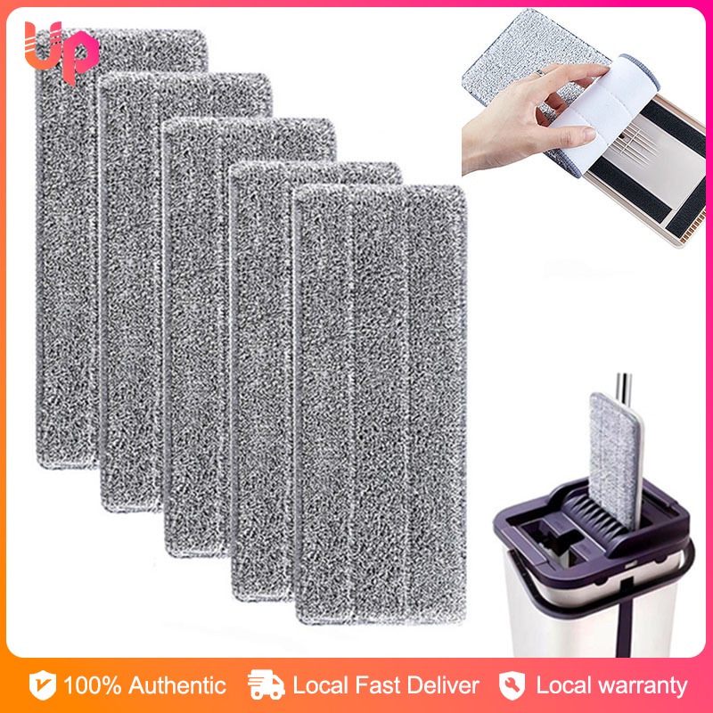 Flat Mop Refill Mop Head Replacement Washable Microfiber Mop Cloth ...