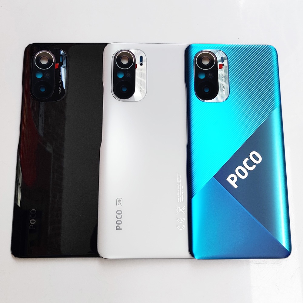 Poco F3 Original Back Glass Cover For Xiaomi Poco F3 , Back Door ...