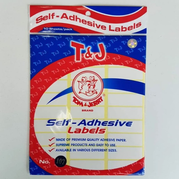 TOM & JERRY STICKER LABEL NO.107 | Shopee Philippines