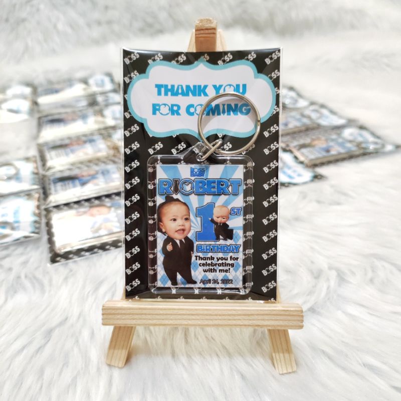 Boss Baby theme souvenir/ keychain give away | Shopee Philippines
