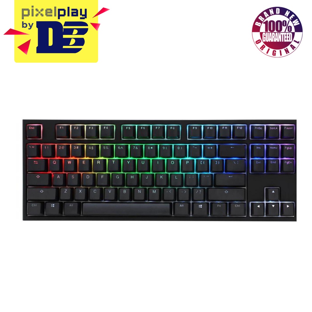 Ducky One 2 Tkl Rgb Led Double Shot Pbt Mechanical Keyboard Cherry Mx ...