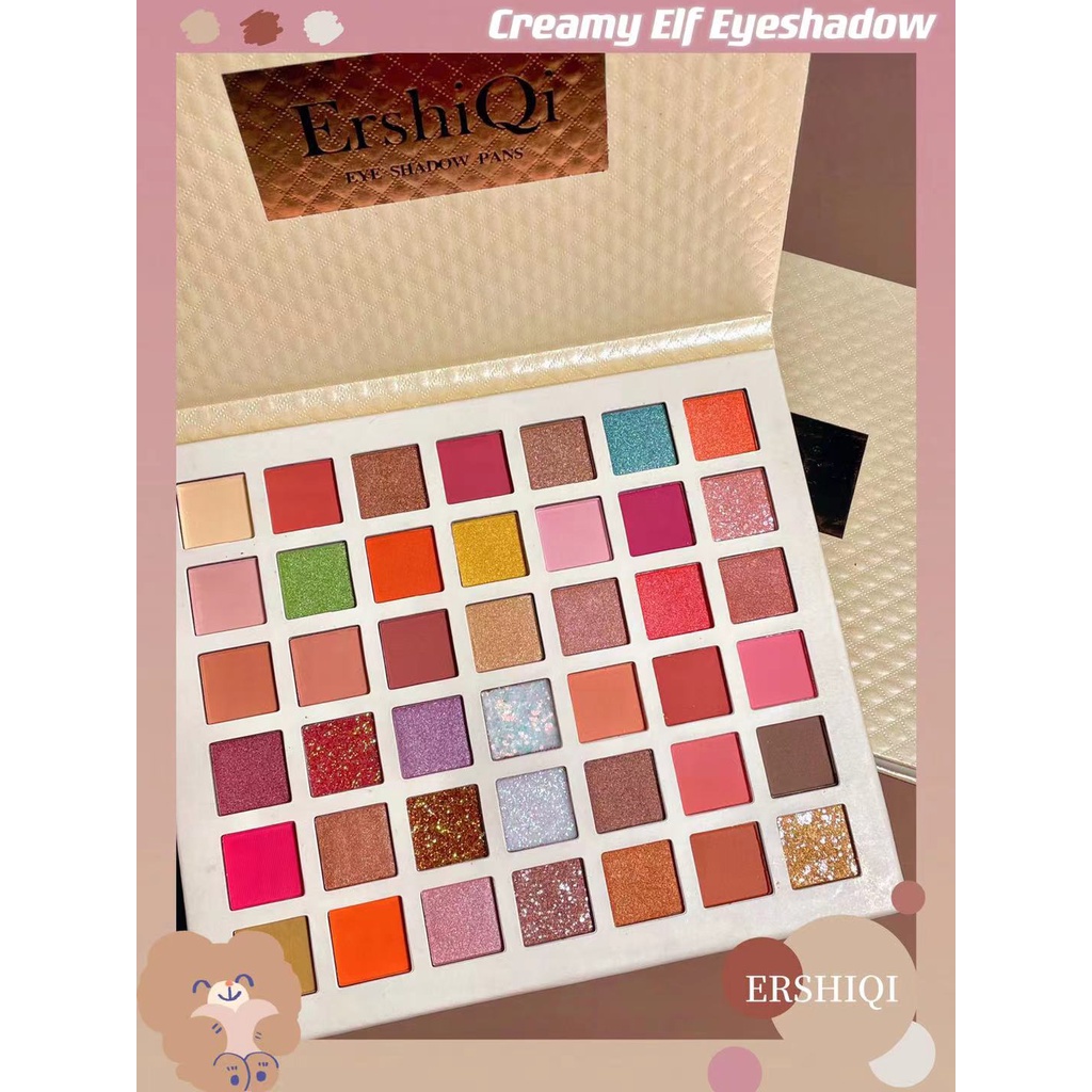 Fun live ErshiQi Professional 42 Colour Matte Long Lasting Beauty ...