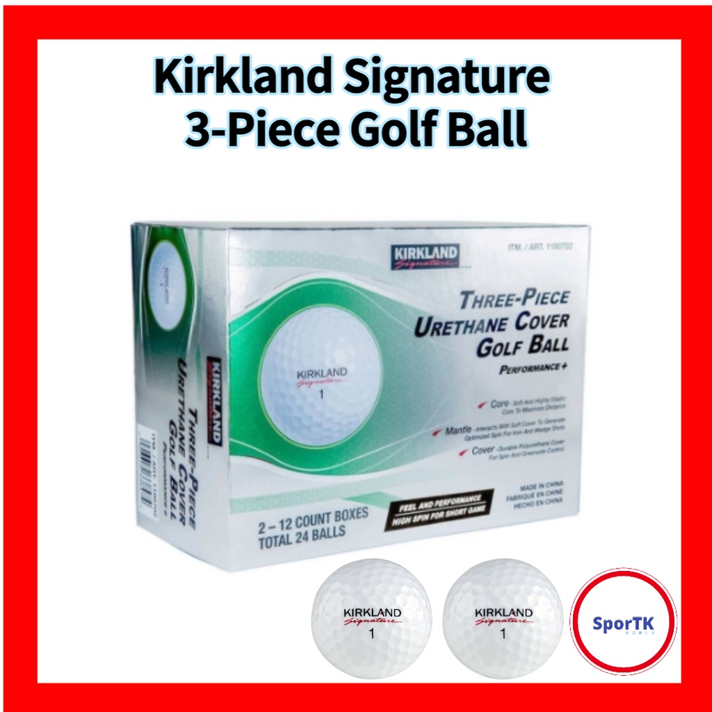 Kirkland Signature Golf Balls 3piece White (6p/12p) | Shopee Philippines