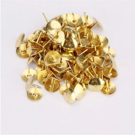 Gold Steel Thumbtacks Thumb Tacks Push Pin Thumbtack School Office ...