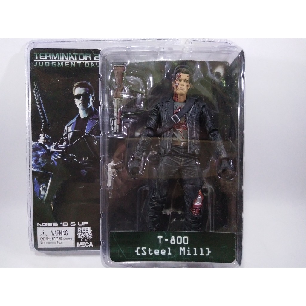 Terminator JUDGEMENT DAY NECA Steel Mill T-800 Arnold | Shopee Philippines