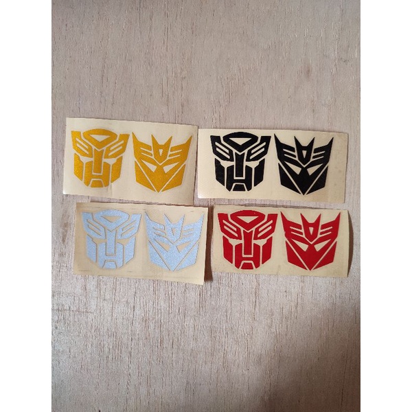 Transformer logo Stickers cutting Stickers | Shopee Philippines