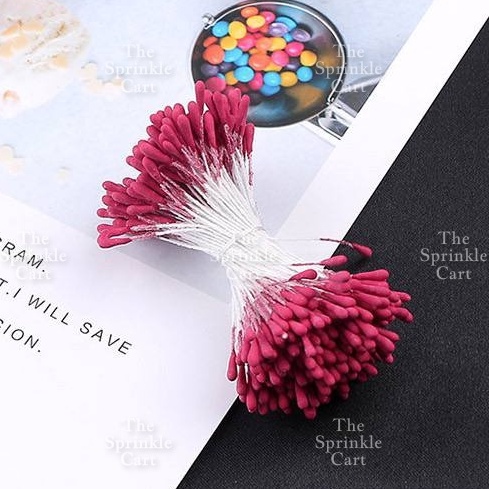 Artificial Flowers Stamens Sugarcraft Floral Pistil Stamen DIY Wedding ...