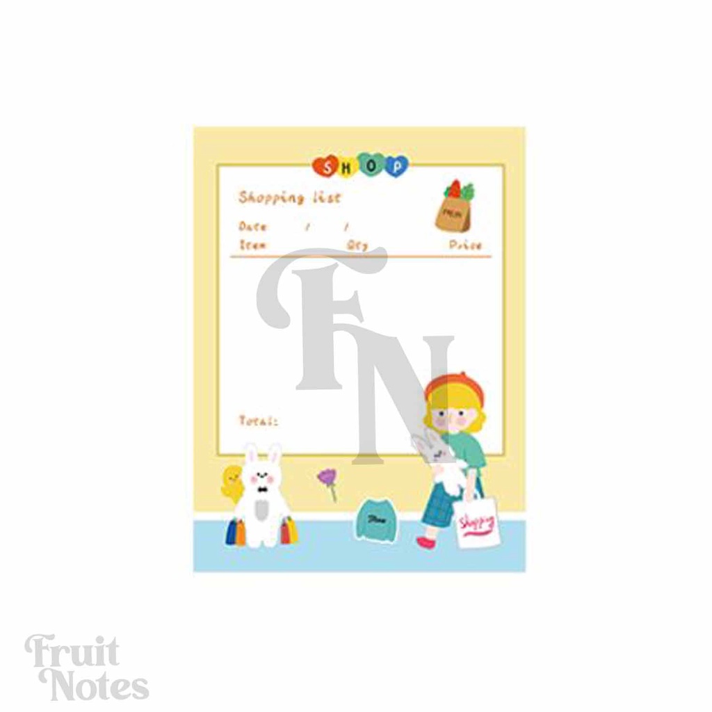 SN241 50 sheets Modern Girl Theme Notepad | Shopee Philippines