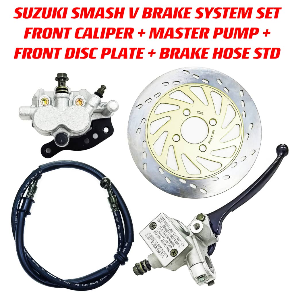 Suzuki SMASHV SMASH V Front Disc Brake Pump Set Master Pump Caliper ...