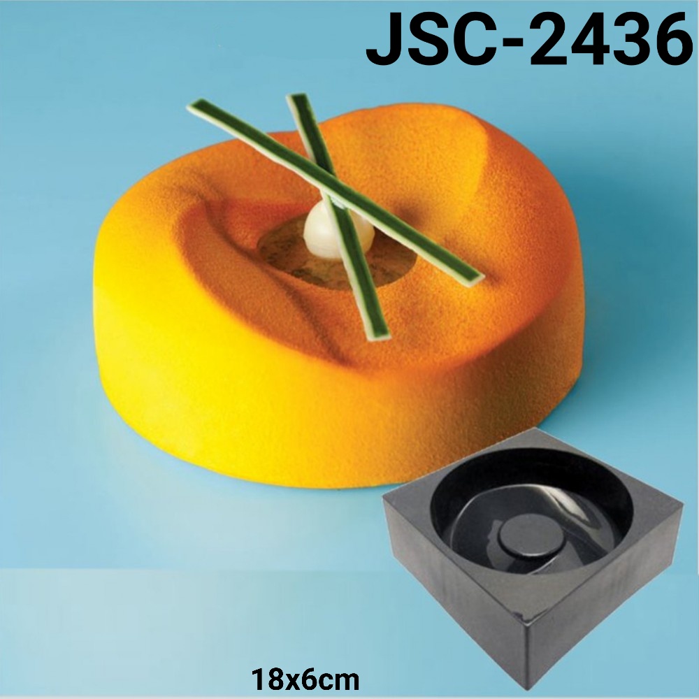 JSC-2436 Round silicone mold pan mousse cream cake mirror cake | Shopee ...