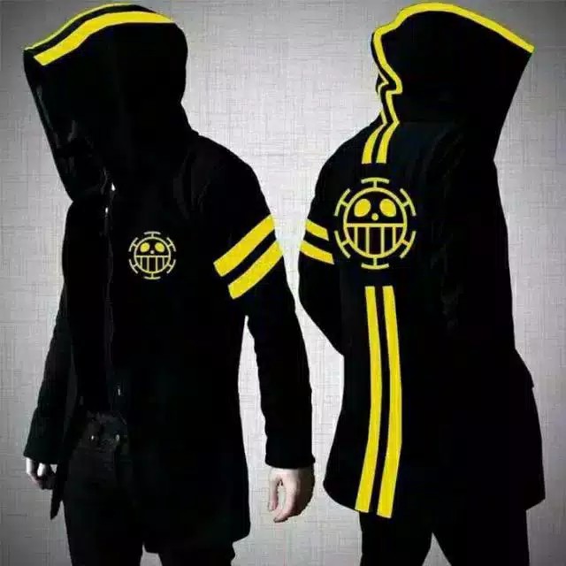 Animetrafalgar LAW Cloak Black / One Piece Anime Jacket TRAFALGAR LAW ...
