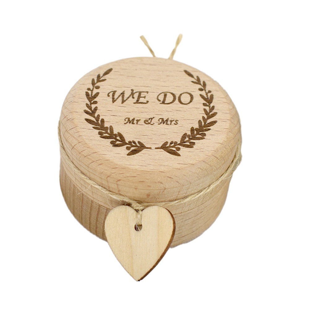 [READY STOCK] Dinner Table Decor Wooden Ring Holder for Wedding ...