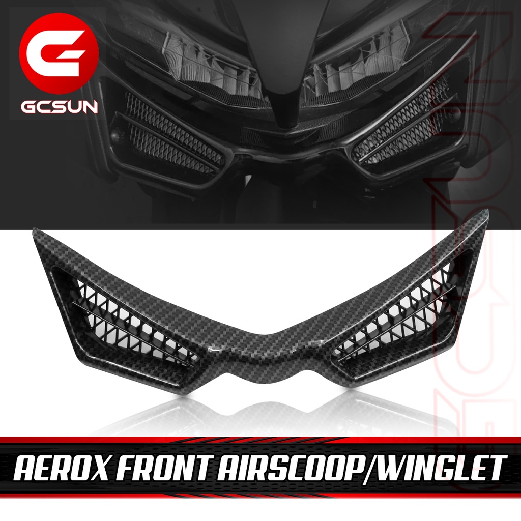 AEROX FRONT AIRSCOOP/ WINGLET - GCSUN | Shopee Philippines