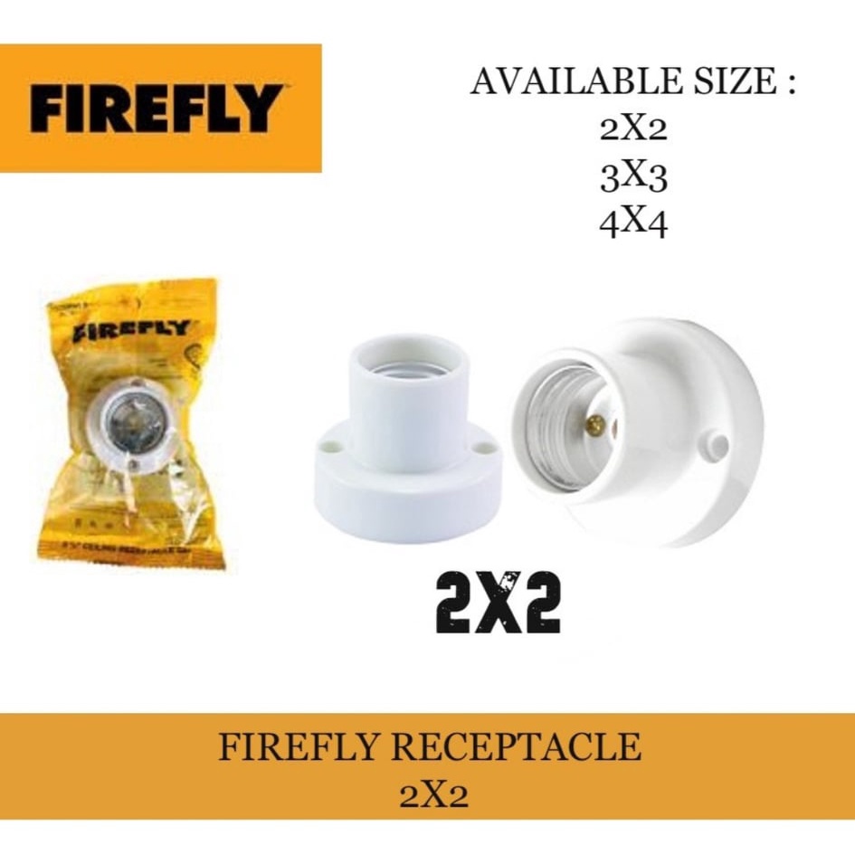 RECEPTACLE FIREFLY (2X2 3X3 4X4)BUKILYA | Shopee Philippines