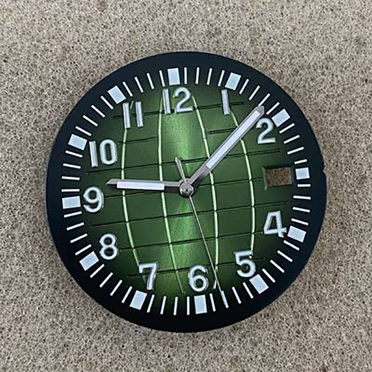 32mm Grenade Watch Dial Green Luminous Dial + Watch Hand for NH35A ...