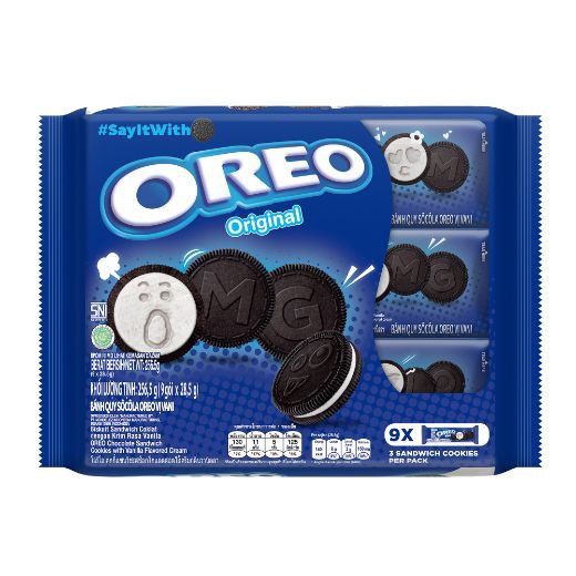 Oreo Vanilla Sandwich Cookies Multipack (9x28.5g) LTD Edition | Shopee ...