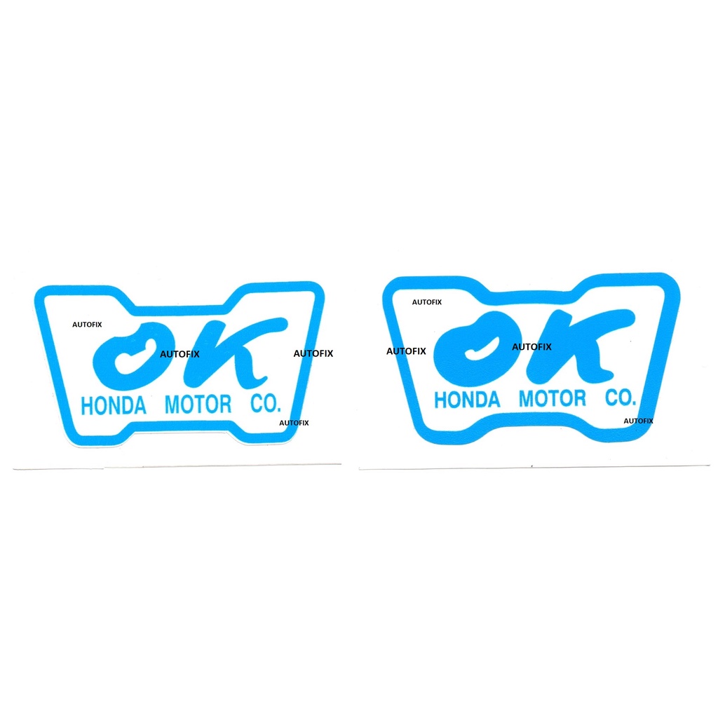 HONDA OK MOTOR STICKER (2 PIECES) | Shopee Philippines