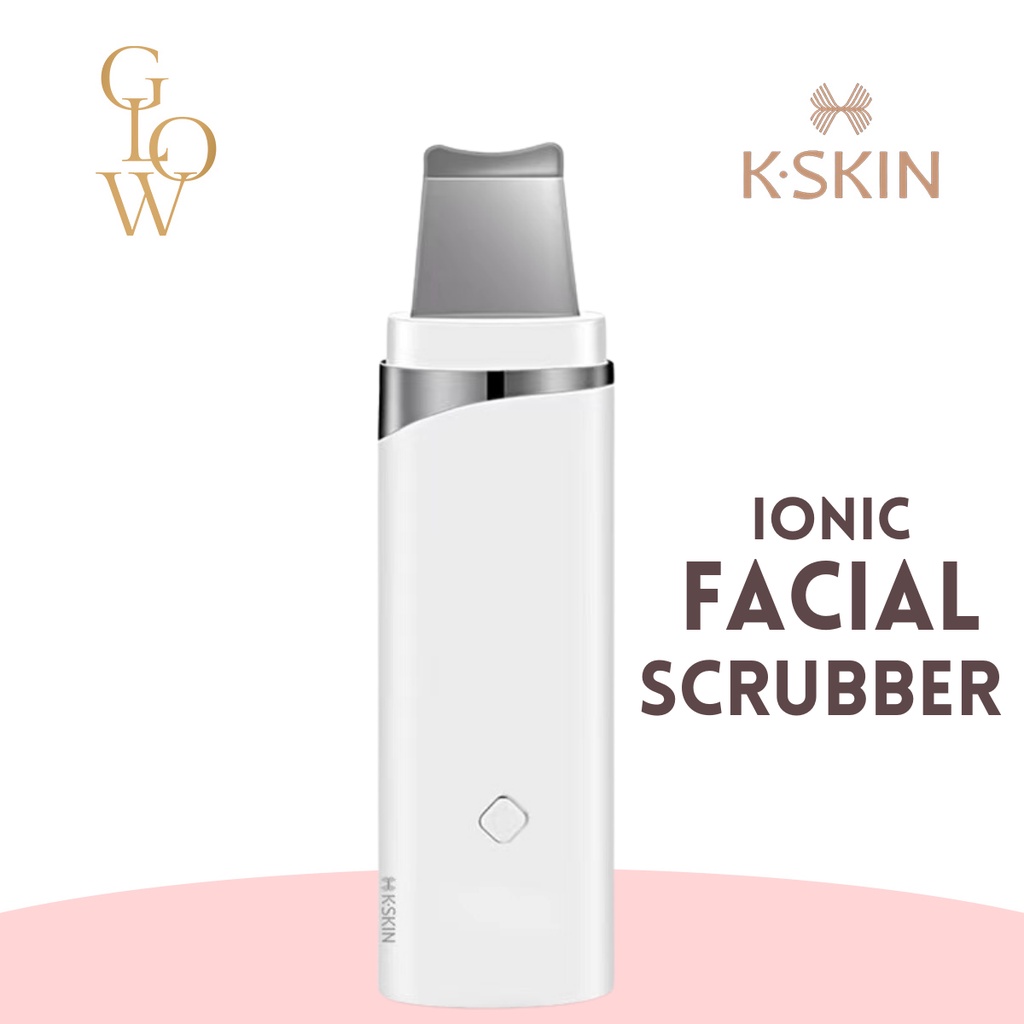 K-SKIN Ionic Scrubber Ultrasonic Skin Scraper Beauty Instrument Acne ...