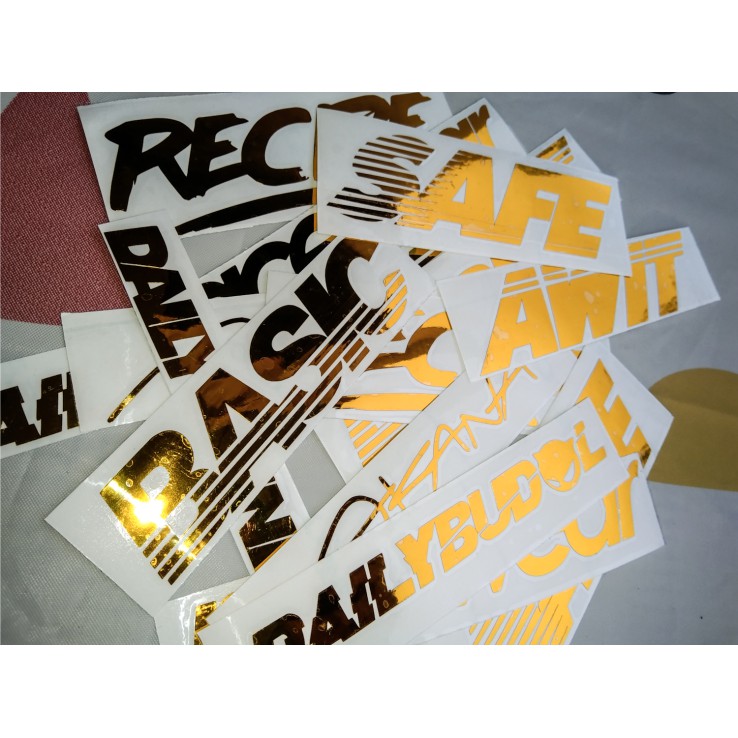 Sticker of your Choice Gold Series (SAFE,AKANA,RACEWEAR,RECIPE,BASIC ...