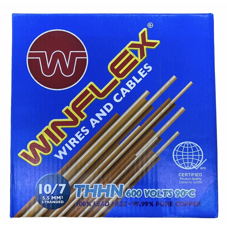 5.5mm2/#10 Boston/Powerflex/Winflex/Omega THHN Electrical Wire STRANDED (150meters) | Shopee ...