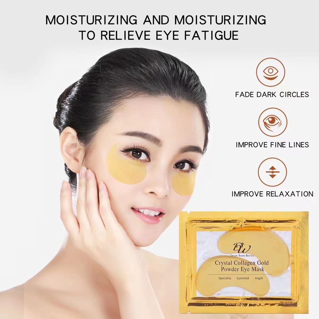 DW Crystal Collagen Gold Powder Eye Mask | Shopee Philippines