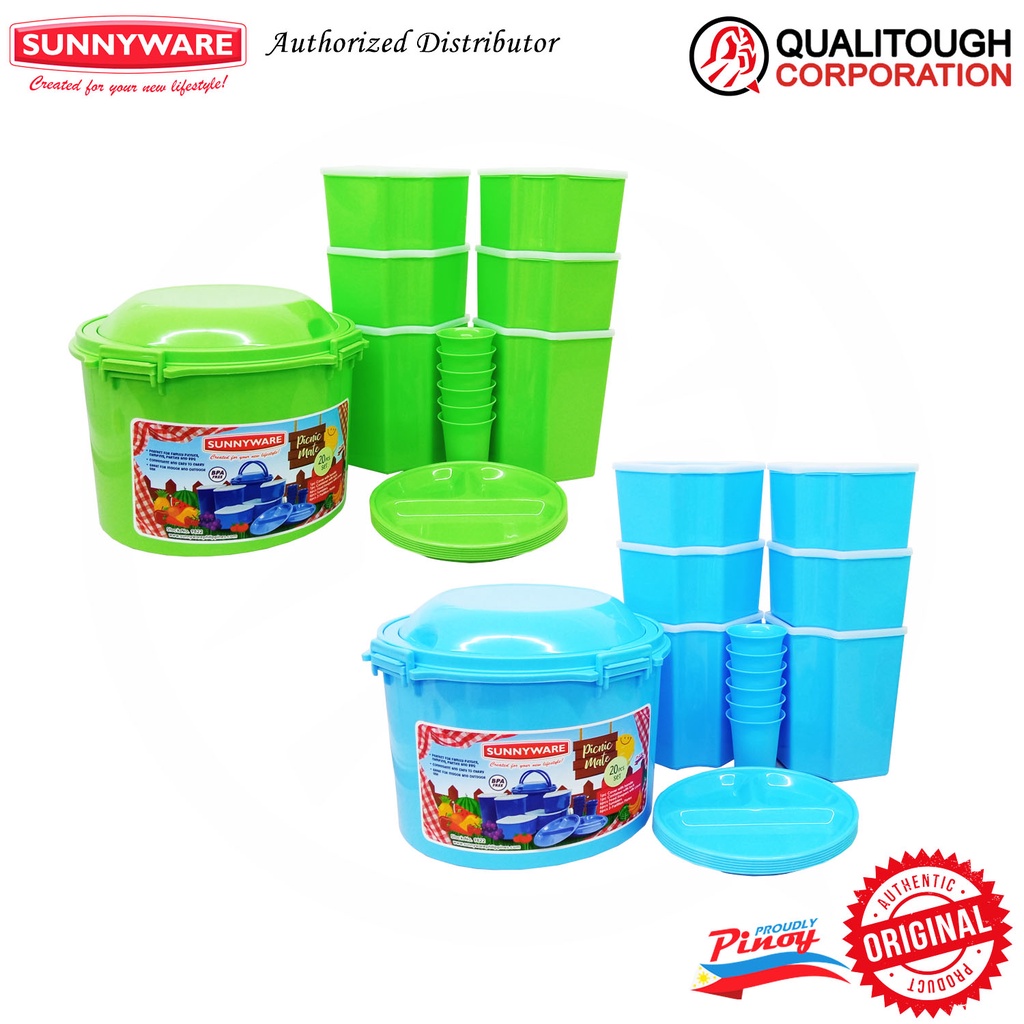 Sunnyware 9822-AB 20 Pc. Picnic Mate Set - Picnicmate beach baon timba ...