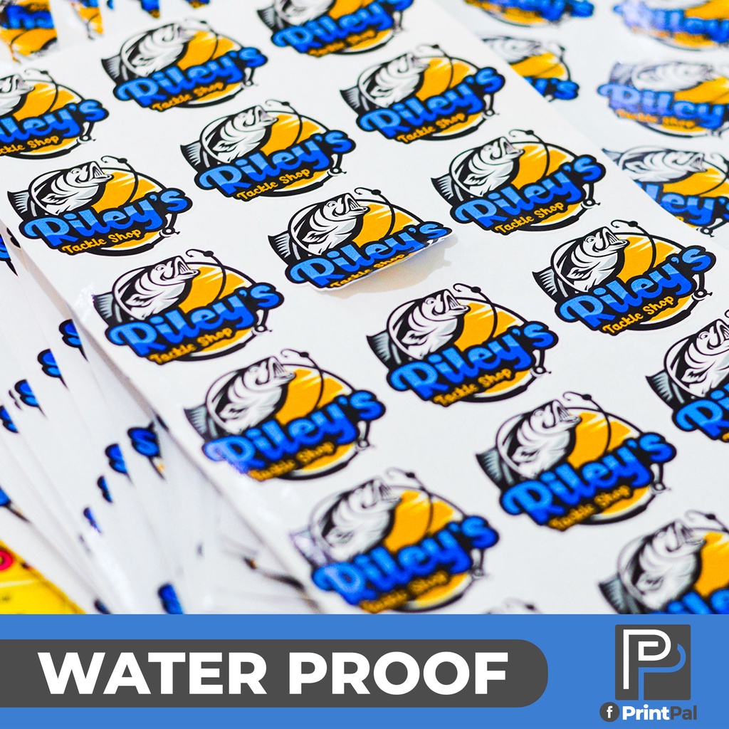 PISO PRINT STICKER LABELS water proof sticker | Shopee Philippines