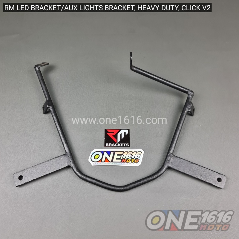 RM LED BRACKET CLICK V1 V2 V3 AUXILLIARY LIGHTS BRACKET BLACK POWDER ...