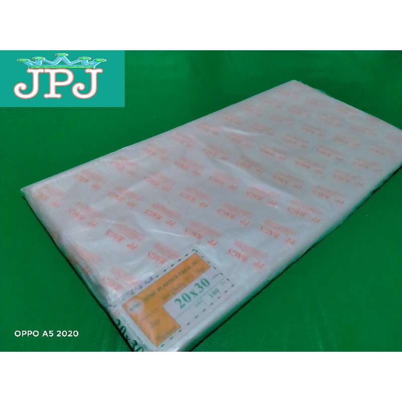 20x30 PP PLASTIC BAG (CLEAR/MALINAW) BEST FOR DRY CLEAN COVER 100PCS ...