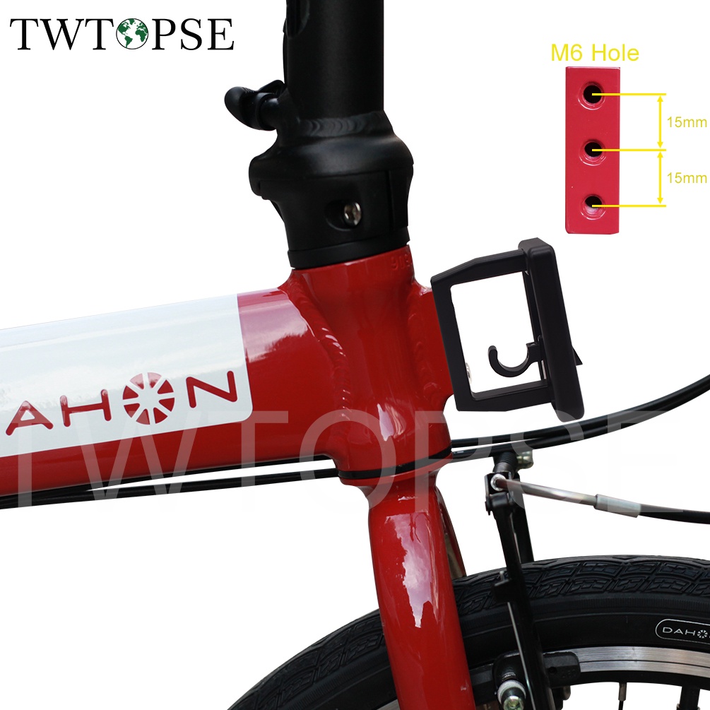 TWTOPSE Folding Bike Bicycle Front Carrier Block For Brompton 3SIXTY PIKES Dahon Tern JAVA Fnhon ...
