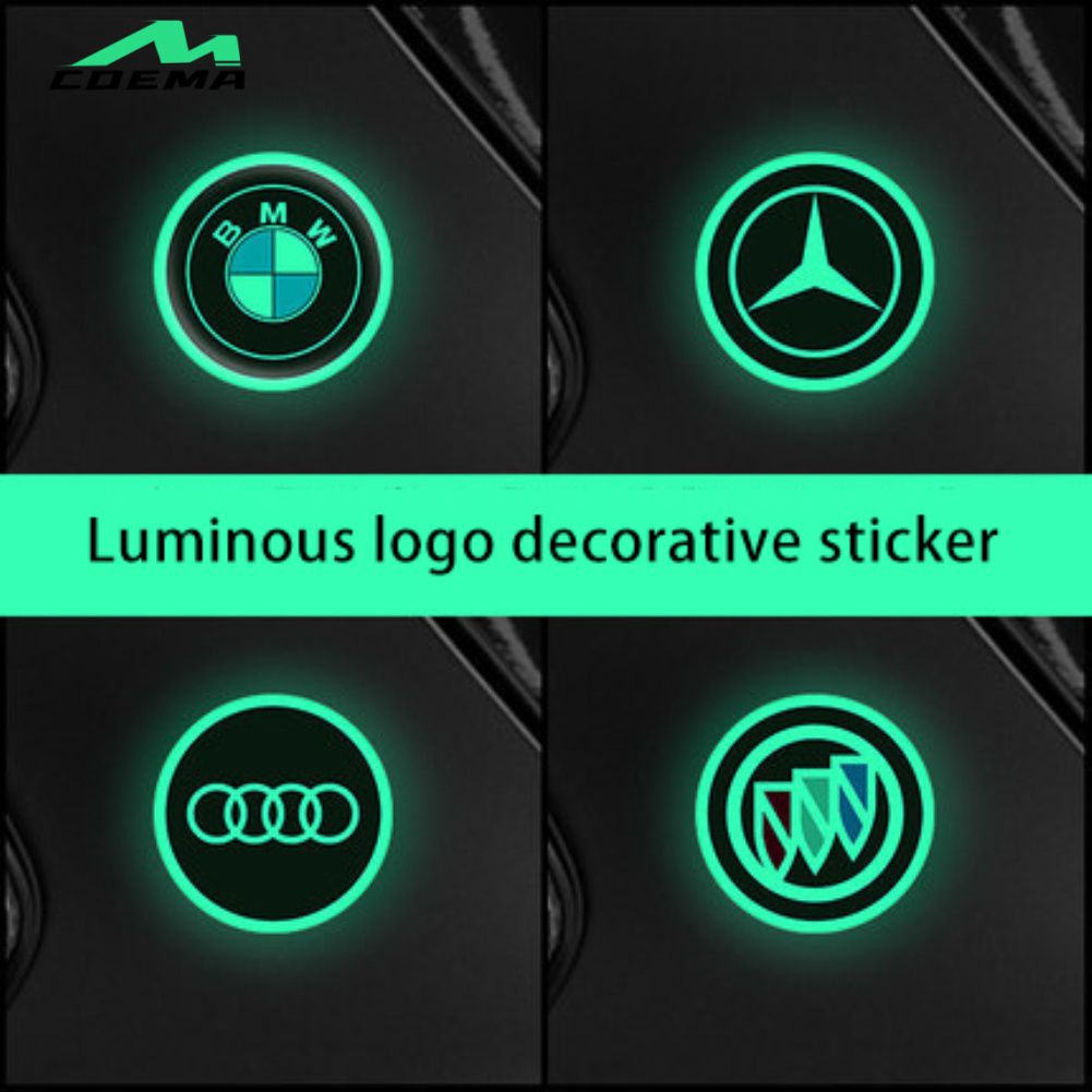 Car Reflective Stickers Warning Car Stickers Wheel Stickers Luminous ...
