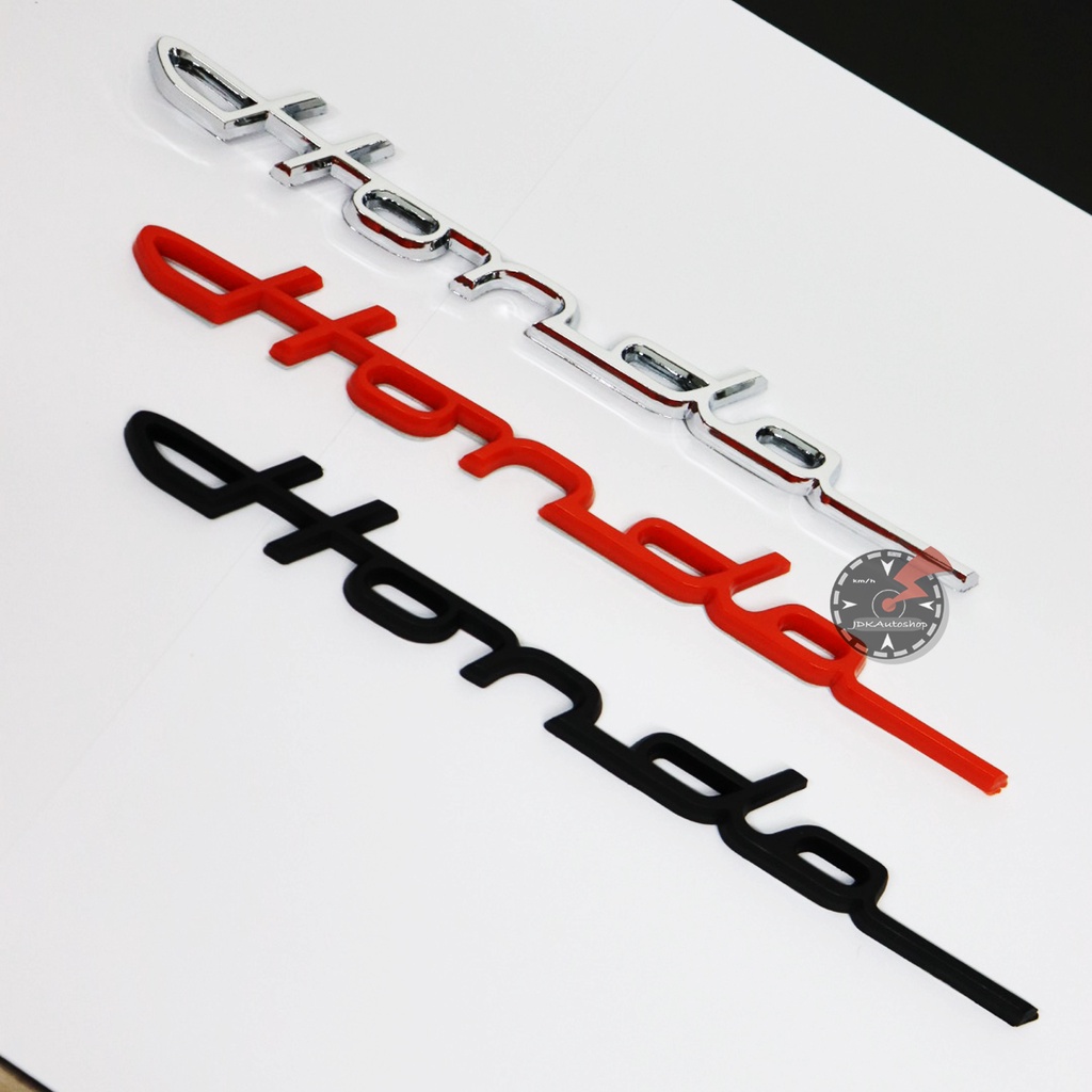 Honda Logo Writing Size 2.5 x 21.7 cm. There Are 3 Colors To Choose ...