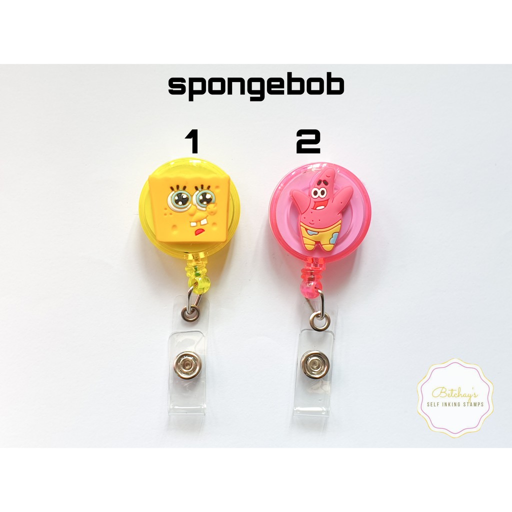Betchay Stamp ID Reel Spongebob design | Shopee Philippines