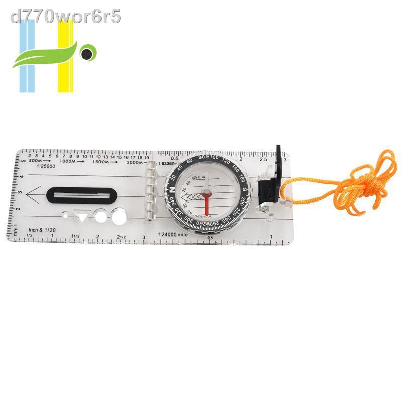 Baseplate Pocket Compass Orienteering Hiking Camping Maps Lensatic ...